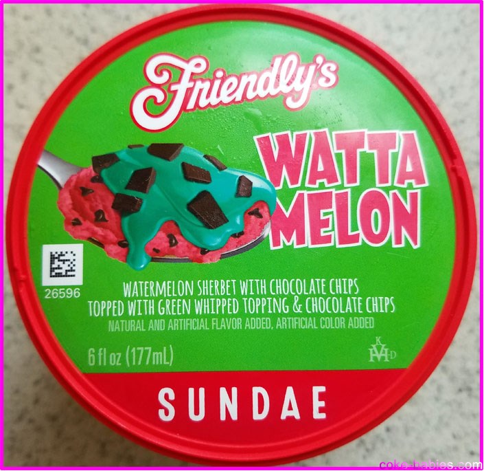 Friendly’s Wattamelon Sundae | Diet Coke-Babies